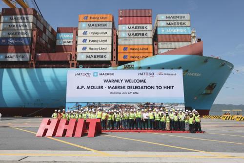Hateco Hai Phong International Container Terminal welcomes A.P. Moller ...