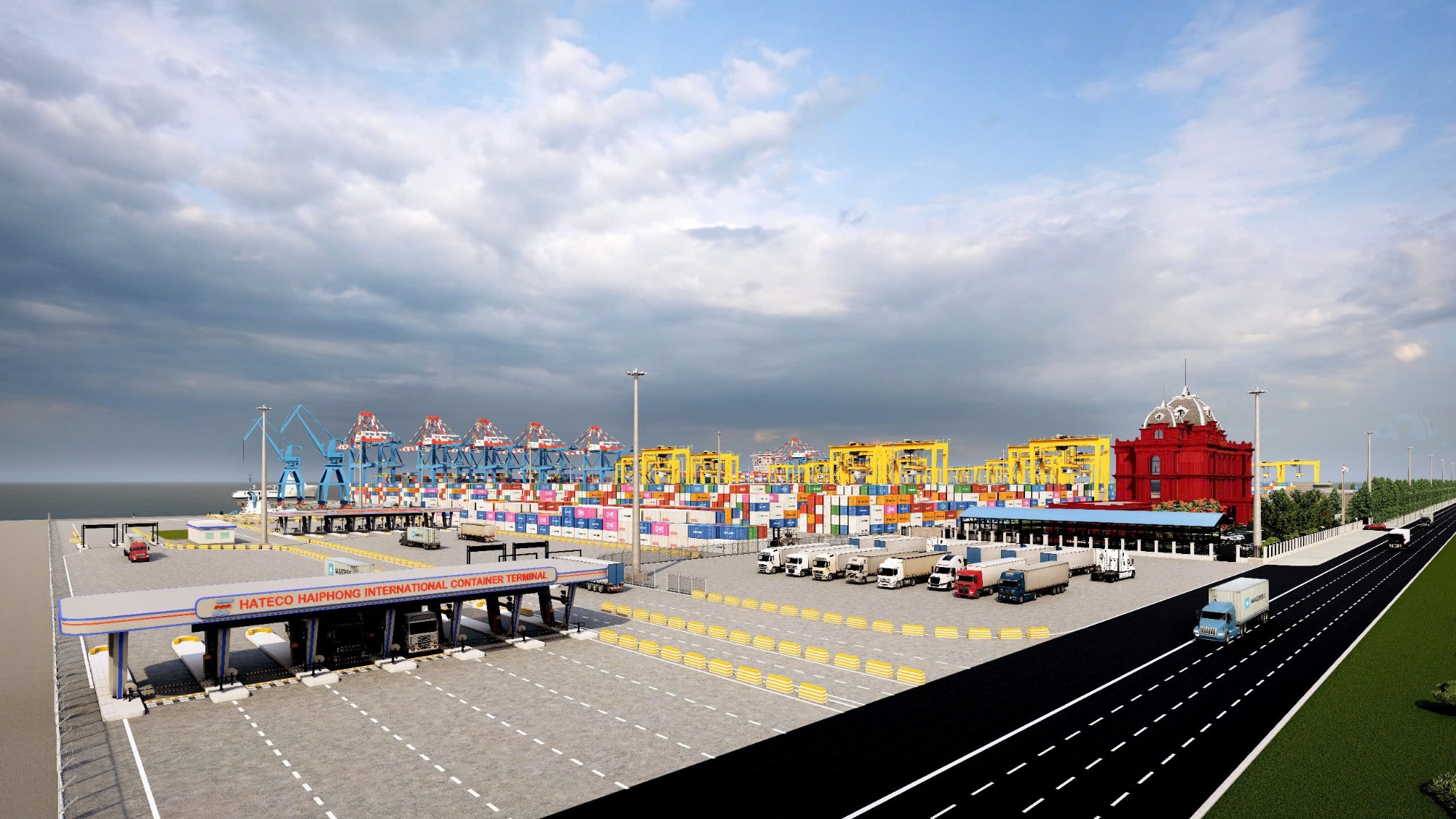 Cảng Container Quốc Tế Hateco Hải Phòng
